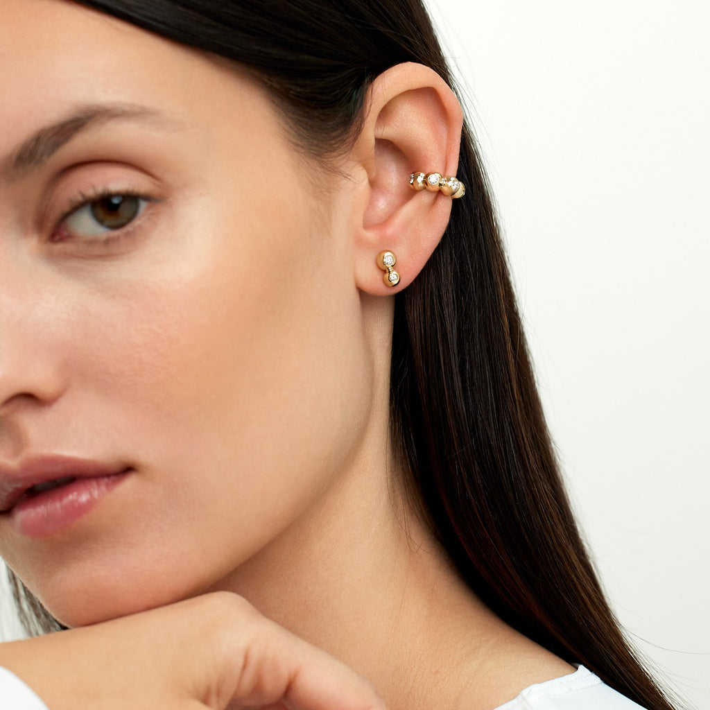 AUDREY DOUBLE STUD Small – Melissa Kaye