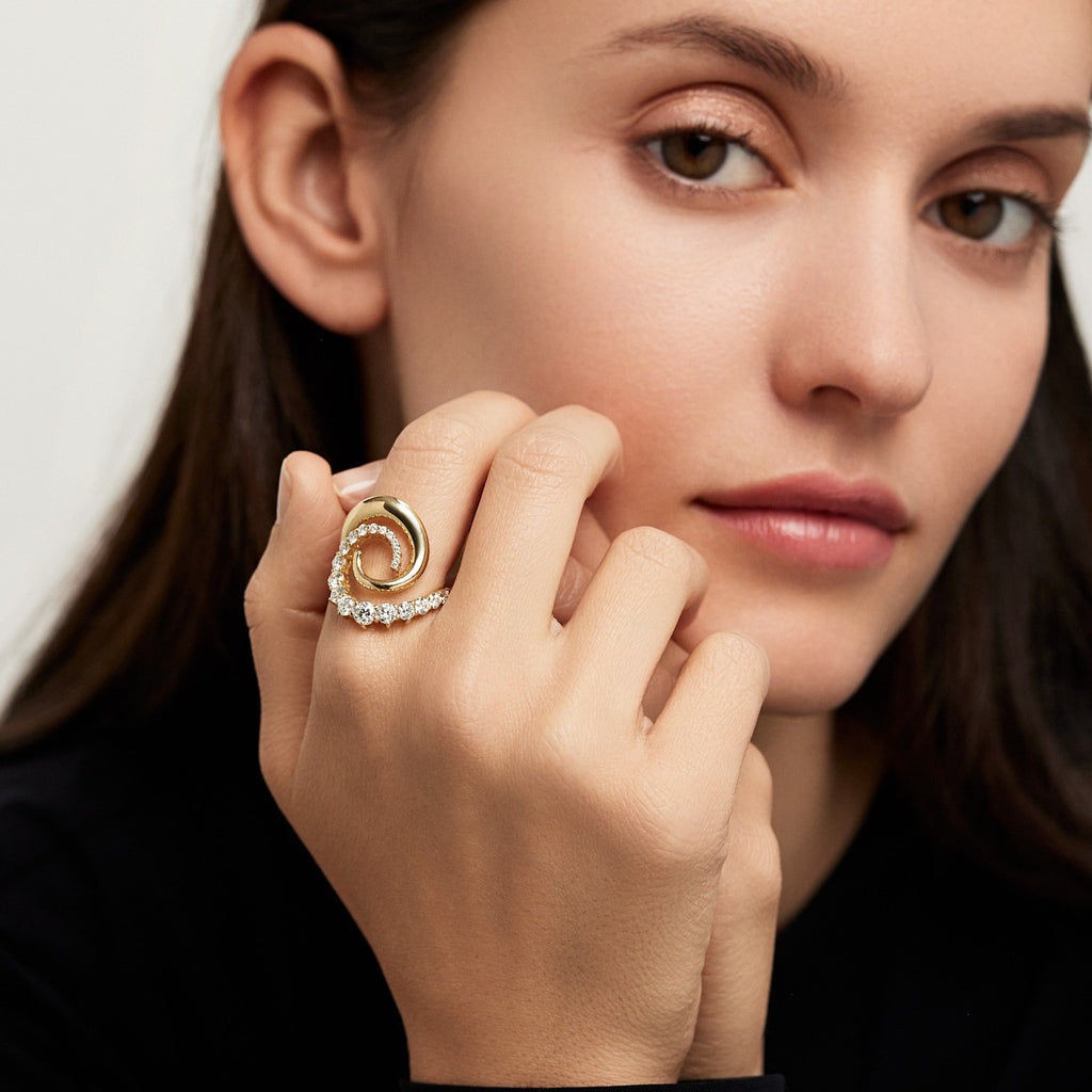 RILEY RING (Partial Diamond) – Melissa Kaye