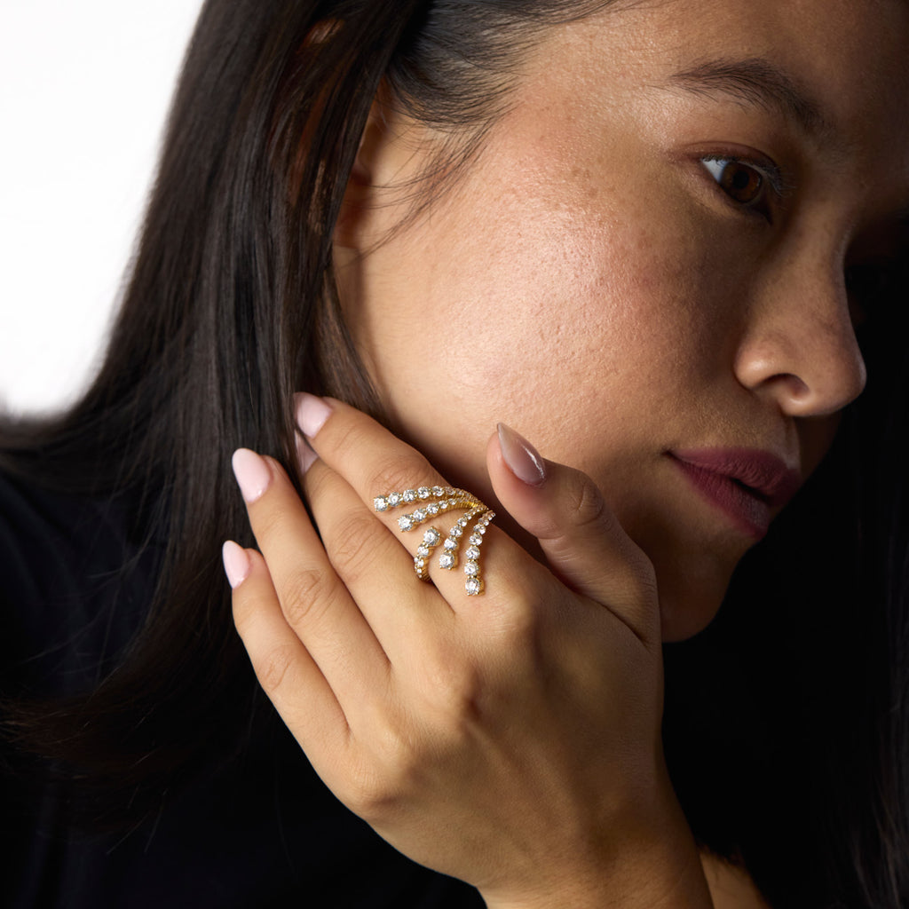 ARIA CASCADE RING – Melissa Kaye