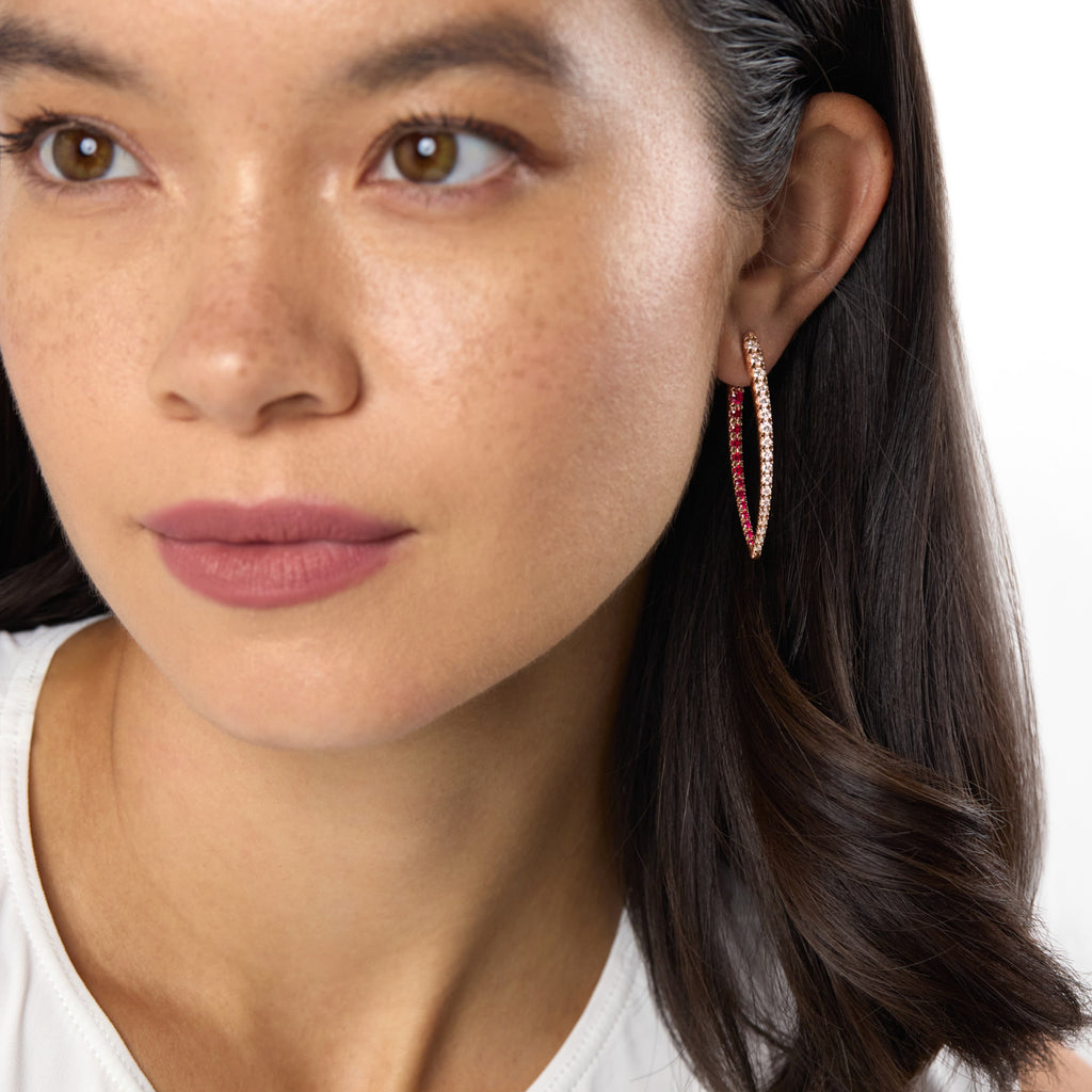 CRISTINA EARRING Large (Ruby) – Melissa Kaye
