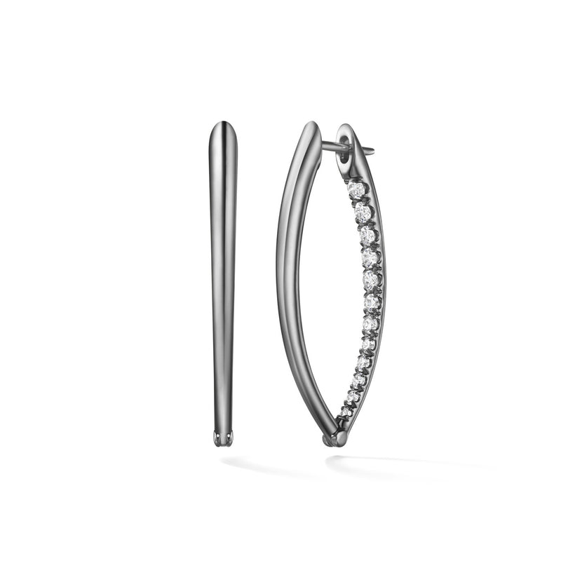 CRISTINA EARRING Medium (Partial Diamond) – Melissa Kaye